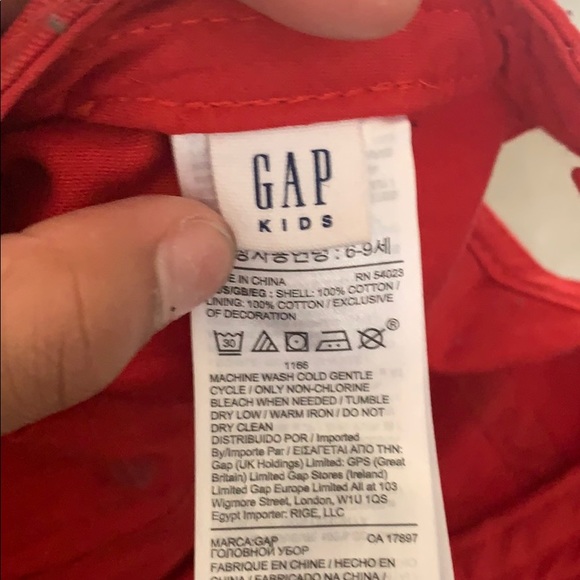 GAP | Other | Red Gap Hat | Poshmark